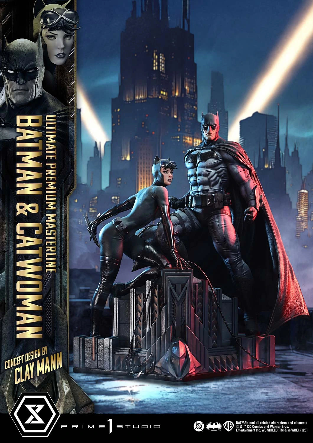 Preventa Resina Batman & Catwoman Figura Batman Comics Prime 1 (Licenc ...