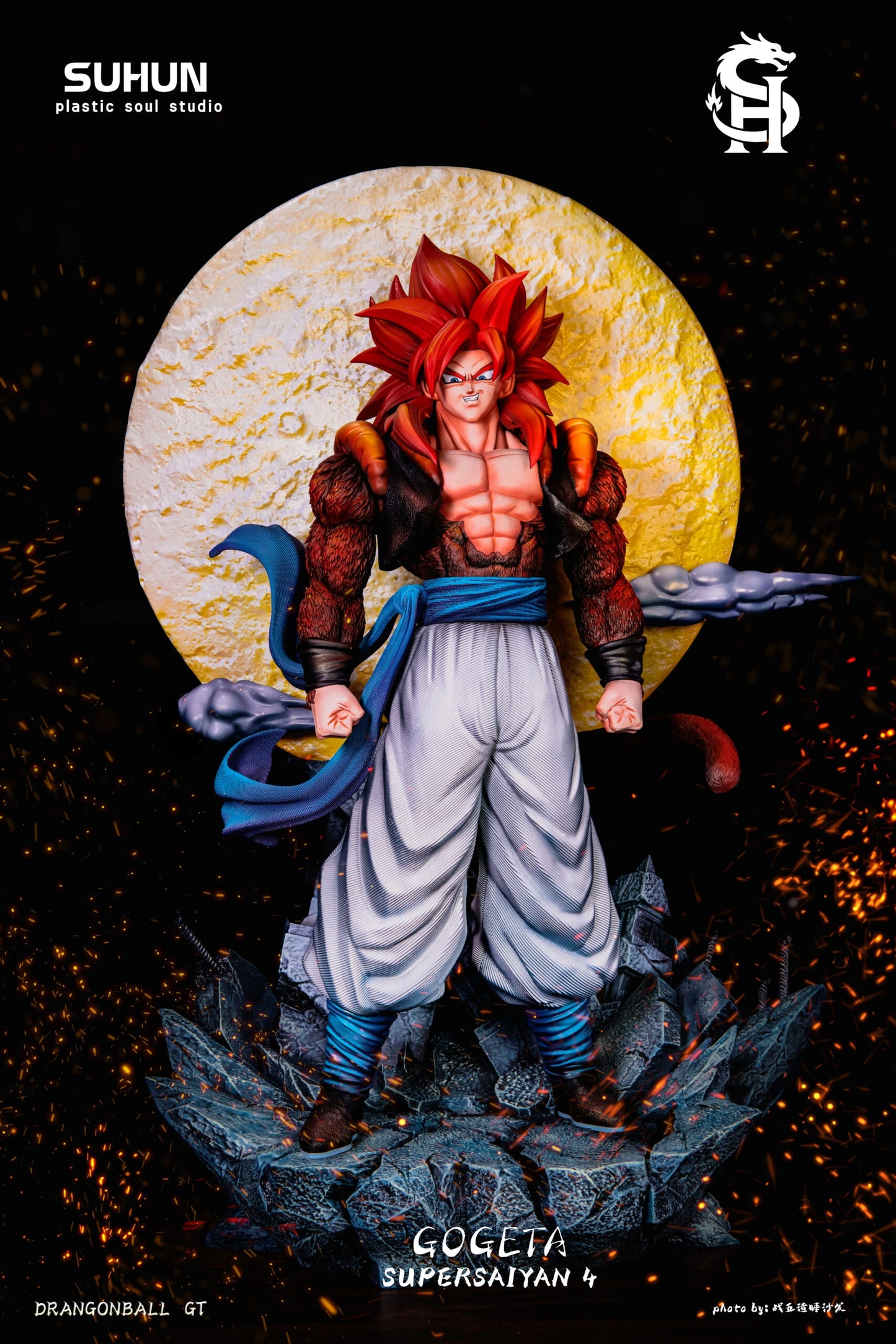 Preventa Resina Gogeta Figura Dragon Ball Plastic Soul Estudio ...