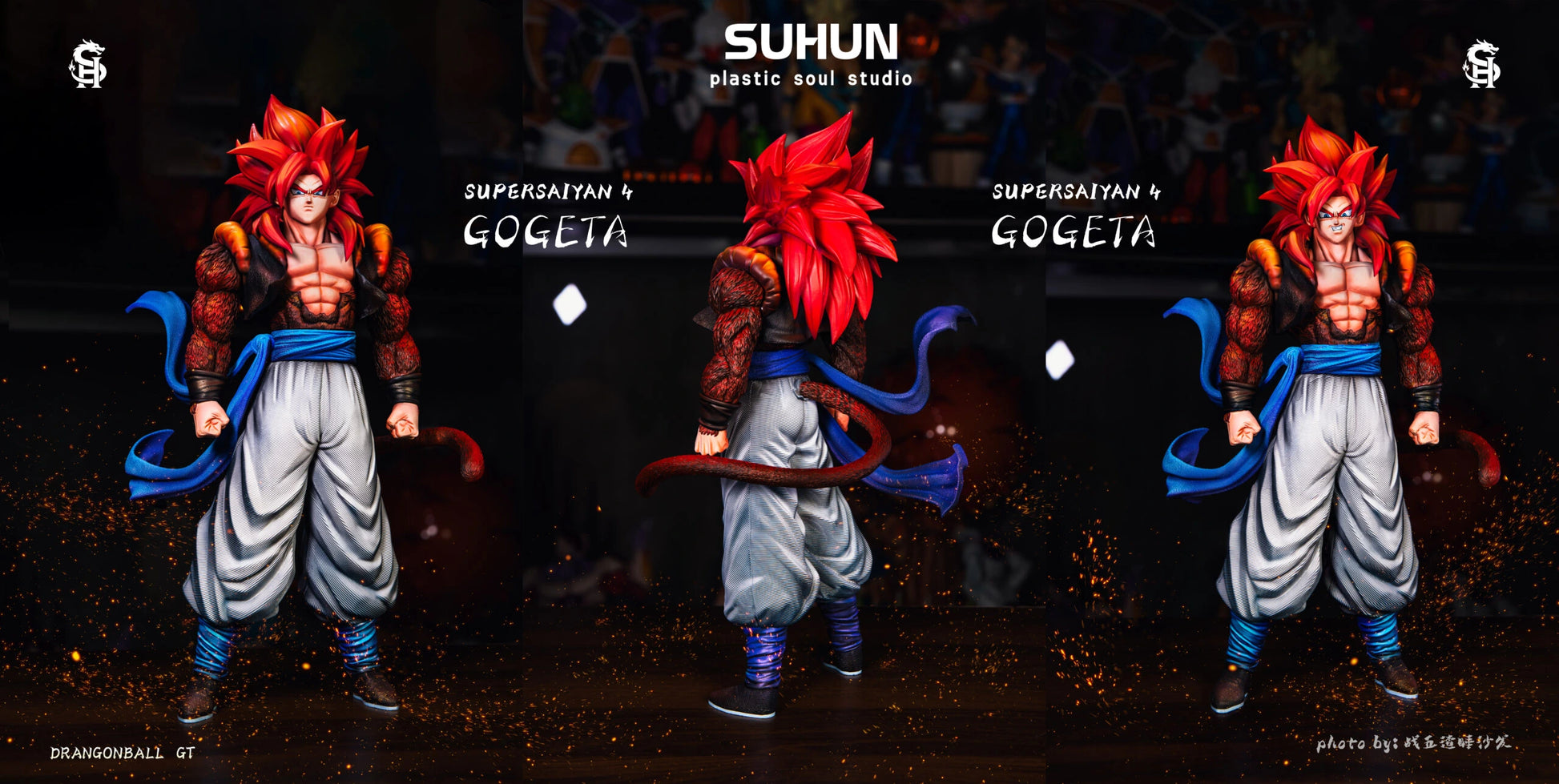 Preventa Resina Gogeta Figura Dragon Ball Plastic Soul Estudio ...